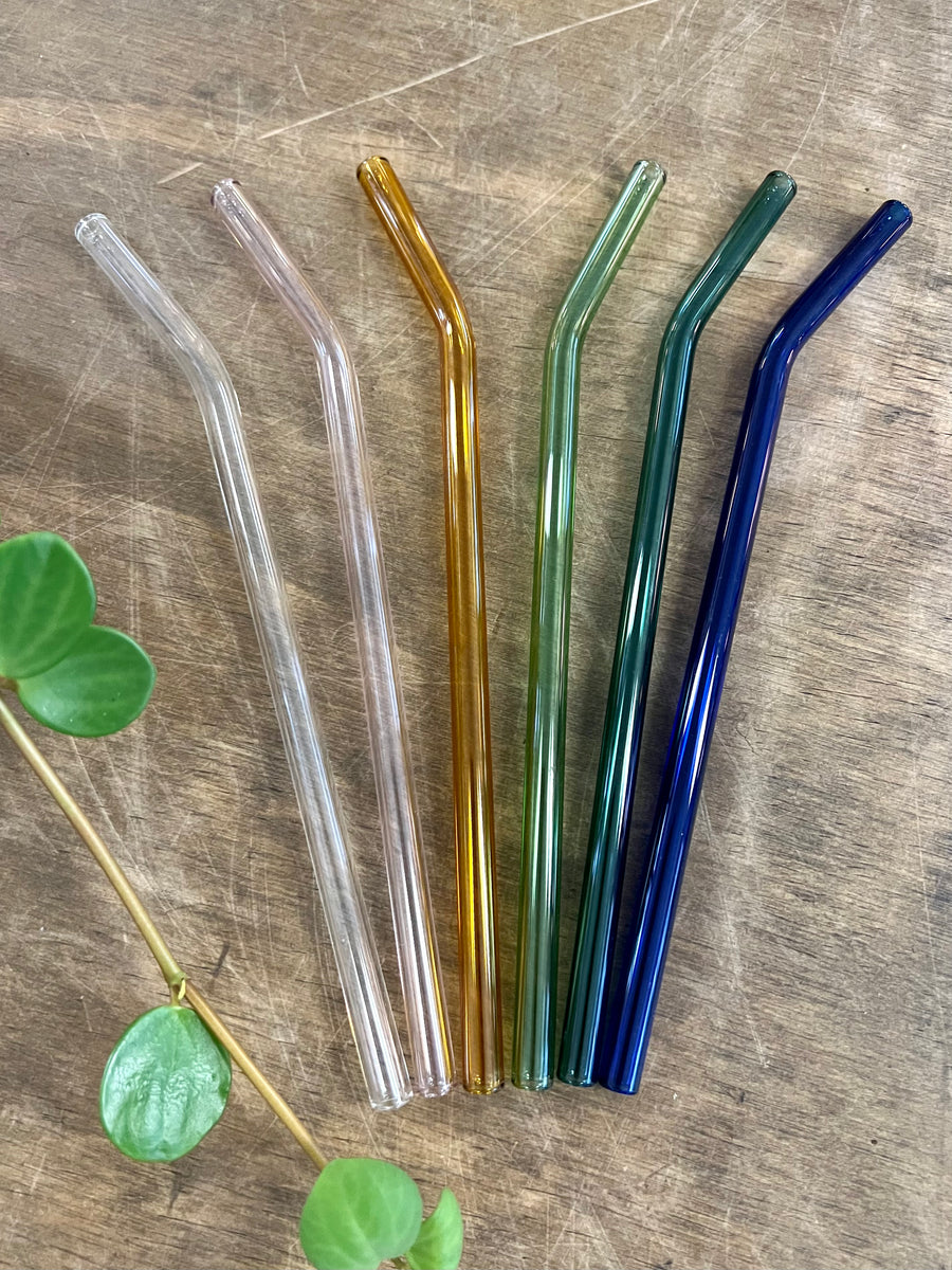 Glass Bent Straws – Lush Plant Co. Decatur